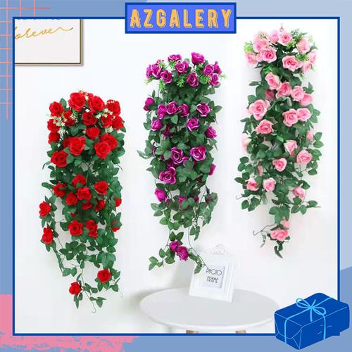 Jual Az Tanaman Hias Bunga Mawar Rambat Daun Gantung Dekorasi ...