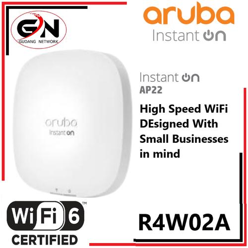 Jual R4W02A HPE Aruba Instant On AP22 (RW) 2x2 Wi-Fi 6 Indoor Access Point - Jakarta Pusat ...