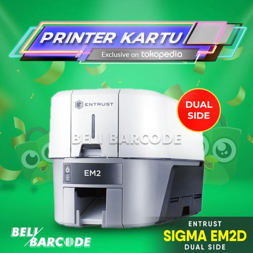 Jual ID Card Printer Entrust Sigma EM2D Cetak Dua Sisi USB+Ethernet ...