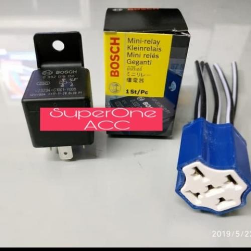 Jual Relay Bosch 12V 30A Kaki 5 87 Portugal + Socket Relay Keramik Kaki ...