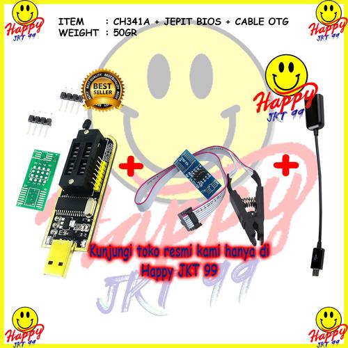 Jual CH341A CH341 CH 341 A 24 25 Series EEPROM Flash BIOS USB Programer ...