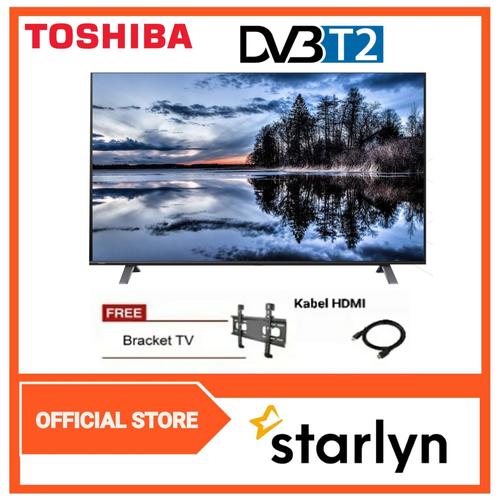 Promo TOSHIBA Led TV 43 Inch Digital DVB-T2 FHD 43S25KP - BRACKET HDMI ...