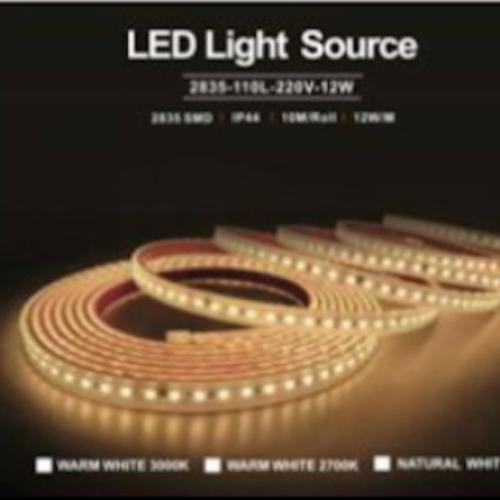 Jual LED Strip / LED Pita 220V Dimmable 110 LED/Meter 12Watt/Meter ...
