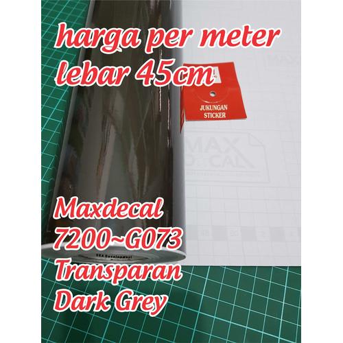 Jual Stiker Max Decal Tembus - Sticker Maxdecal Transparan - Dark Grey ...