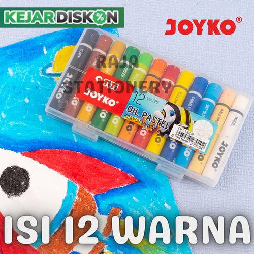 Promo Joyko TITI Crayon 12 Colour Oil Pastel / Krayon Joyko 12 Warna OP ...