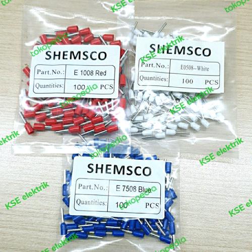 Jual skun ferules 0.5mm - 0.75mm - 1mm SHEMCO - merah 1mm - Jakarta ...