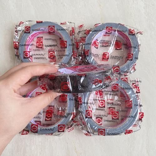 Jual Lakban Kain / Linen / Cloth Tape Daimaru Hitam 24mm / 1 inch ...