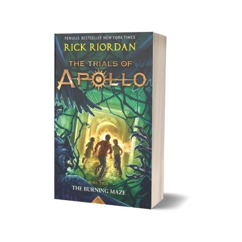 Promo Buku Trials Of Apollo 3 The Burning Maze - Rick Riordan - Novel ...