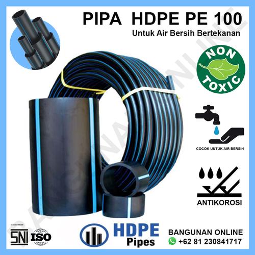 Jual Pipa HDPE 2” inch Selang HDPE Hitam - Kota Surabaya - Bangunan Online 88 | Tokopedia