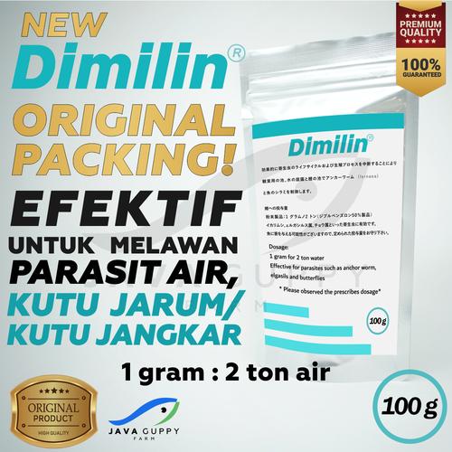 Jual DIMILIN 100 gram - 100% JAPANESE ORIGINAL - OBAT KUTU IKAN KOI ...