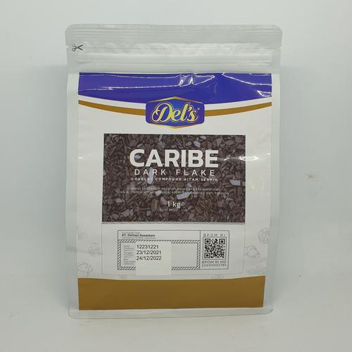 Jual Caribe Dark / white Flake cokelat serpih - White Flake, 100 gram ...
