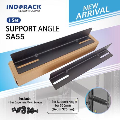 Jual Support Angle Depth 375mm Siku L Rack Server Wallmount Rack Series ...