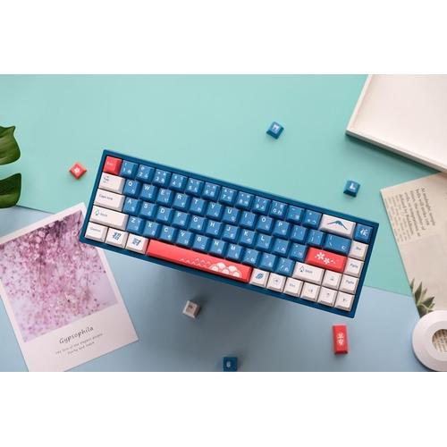 Jual Keycaps Titan Nation Fuji Mountain Cherry Profile 129 keys PBT ...
