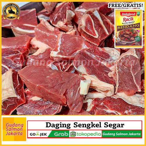 Jual Daging Sapi Segar/Daging Sengkel/Daging Rendang Lokal (GRATIS ...