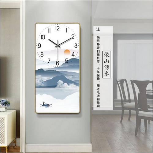 Jual Jam dinding minimalis modern / Jam dinding bentuk persegi panjang ...