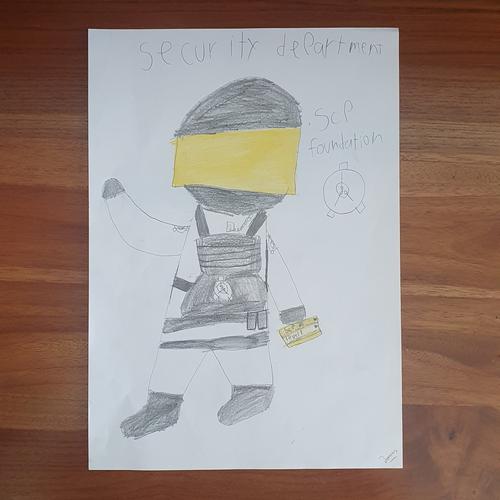 Jual Drawing of SCP Foundation Security Guard - Jakarta Timur - Kiddo ...