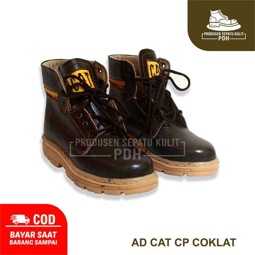 Jual SEPATU BOOTS SAFETY PRIA UJUNG SEPATU PAKAI BESI/BAJA SEPATU KERJA ...