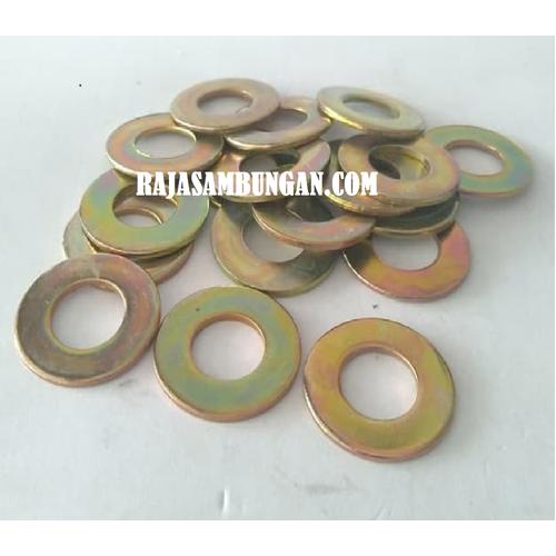 Jual PERPCS Ring Plat Kuningan M 12 Pengencang Baut Washer Plate Kuning ...