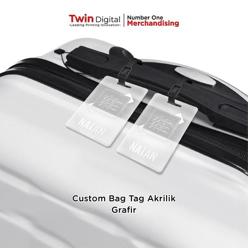 Jual Luggage Tag Custom Label Nama Tas Koper - Bag Tag Kotak Grafir 06 ...