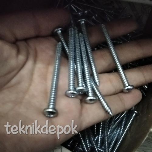 Jual Skrup Taping PH m 4 x 5/8 Inch Sekrup Kepala Bulat 4 mm Panjang 16 ...