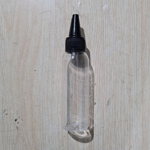 Jual Botol Plastik PET Bening 100 ml Tutup Kerucut HITAM - Jakarta ...