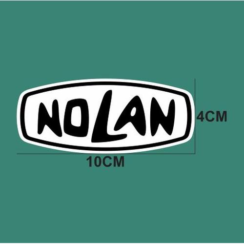 Promo Cutting Sticker NOLAN Logo lama Logo Half face Helm 10x4cm - Kota ...