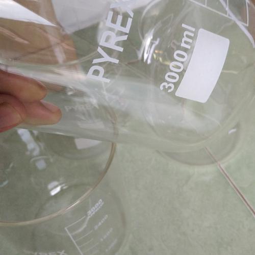 Jual Beaker gelas - gelas ukur kimia kaca 3000 ml /3 Liter pyrex asli - Kota Bekasi - ZOAYA ...