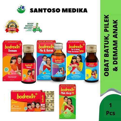 Jual BODREXIN ANAK SIRUP & TABLET BATUK/PILEK/DEMAM - DEMAM SIRUP - Kab ...