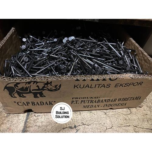 Jual Paku Biasa Cap Badak Paku Kayu 1" 1.5" 2" 2.5" Inch Per Kotak - 2 ...