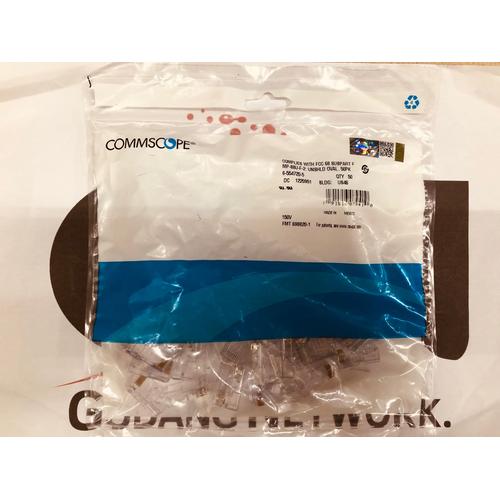Jual AMP Commscope Connector RJ45 Cat5 RJ-45 Cat.5e Original - Jakarta ...