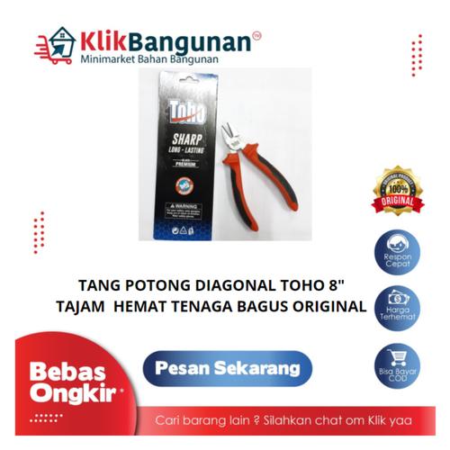 Jual TANG POTONG DIAGONAL TOHO 8" TAJAM HEMAT TENAGA BAGUS ORIGINAL ...