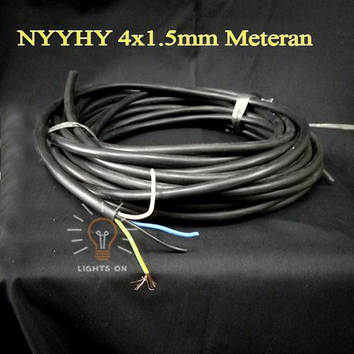 Jual Kabel NYYHY 4x1.5 Serabut Hitam Isi 4 / per meter SNI Eterna - Jakarta Barat - Lights On ...