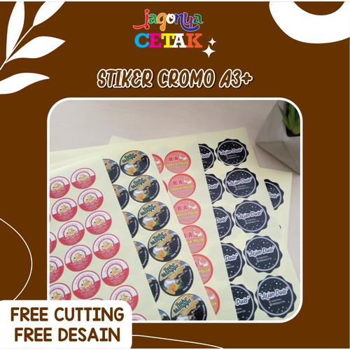 Jual Cetak Stiker Cromo Cutting | Stiker Label | Stiker cromo A3 ...