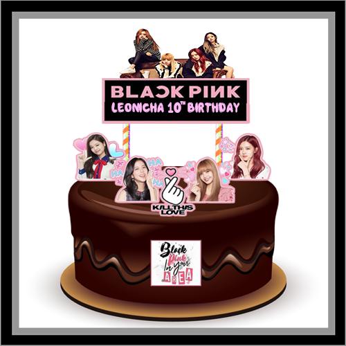 Jual CUSTOM TOPPER HAPPY BIRTHDAY HIASAN KUE ULANG TAHUN BLACKPINK ...
