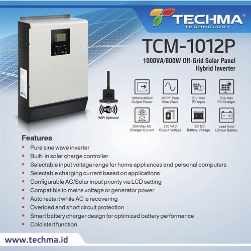 Jual Techma Off Grid Solar Panel Inverter 1000VA - Kota Surabaya ...