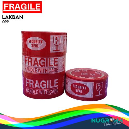 Jual LAKBAN / SELOTIP FRAGILE JANGAN DIBANTING - Putih - Kab. Sleman ...