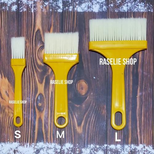 Jual Kuas Kue Plastik Bulu Nylon Kuas Nilon Oles Kuning Telor Mentega ...