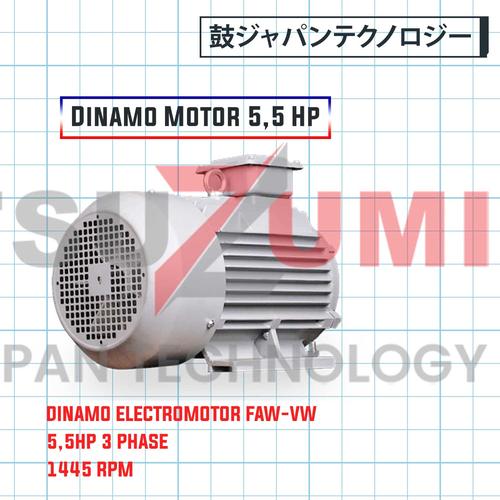 Promo Dinamo motor 5,5 hp 3 phase 1450 RPM FAW Cicil 0% 3x - Kota ...