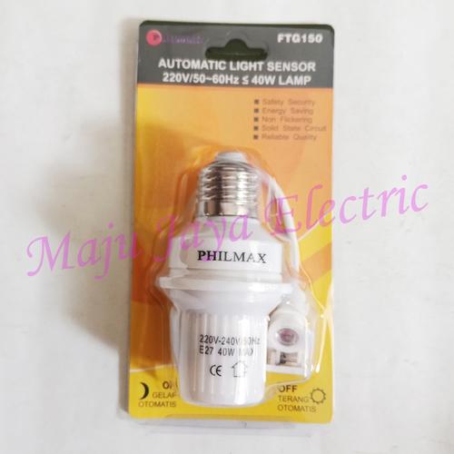 Jual Fitting Lampu Sensor Cahaya Otomatis Dudukan Lampu Luar Dalam ...