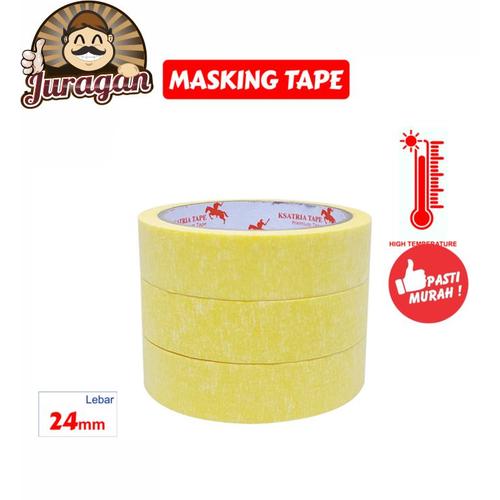 Jual Lakban Kertas / Masking Tape 24 MM JURAGAN PACKING SEMARANG ...