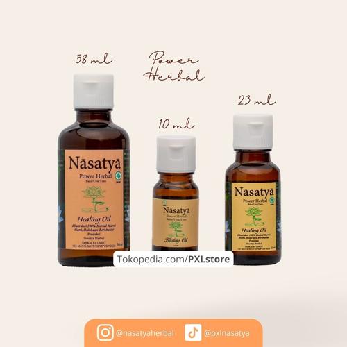 Jual Nasatya Power Herbal Healing Oil 10ml / 23 ml / 58 ml - botol 23ml ...
