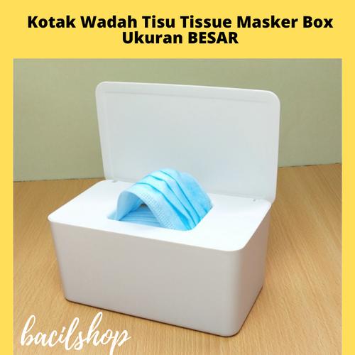 Jual Kotak Wadah Tisu Tissue Masker Box Ukuran BESAR - Merah Muda - Kab ...
