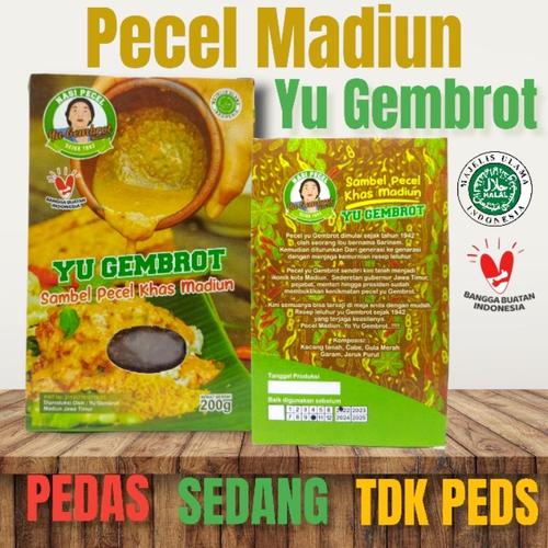 Jual Sambel Pecel Asli Madiun Yu Gembrot - Sedang, 400 gram - Kota ...