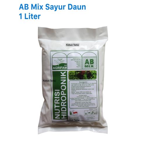 Jual Nutrisi AB Mix Hidroponik Sayur / Sayuran Daun Agrifam 1 Liter ...