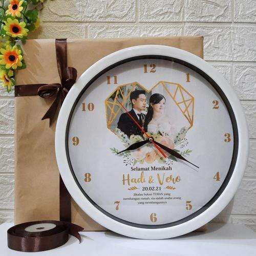 Jual Jam Dinding Custom, Pengerjaan 1 hari, Free Desain - Kab. Sidoarjo ...