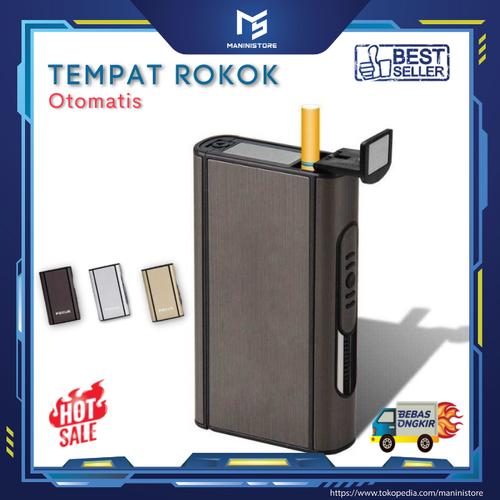Jual Kotak Bungkus Tempat Rokok Otomatis Ada Pelontar - Hitam - Jakarta ...