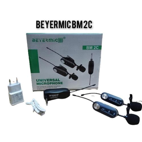 Jual mic wireless beyermic bm2c bm 2c clip on microphone beyer mic ...