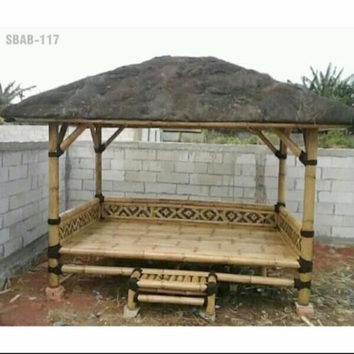 Jual Saung Gajebo Bambu Aneka Bentuk dan Ukuran-Layanan pembuatan ...