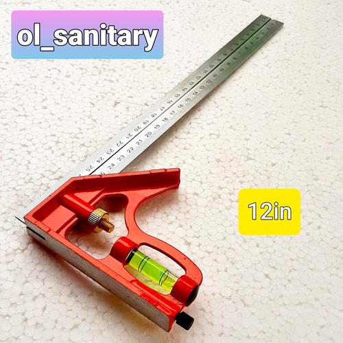 Jual siku tukang tarik siku meter geser siku tukang waterpass ruler ...