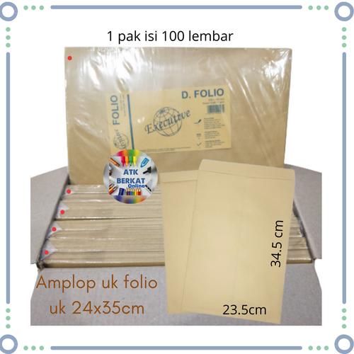 Jual Amplop coklat ukuran folio isi 100 lembar - Jakarta Barat - Atk Berkat | Tokopedia